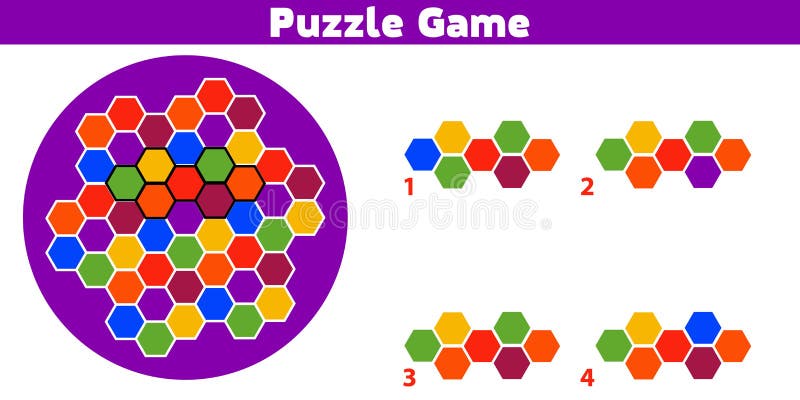 Puzzle Game. Complete the Pattern Education Logic Game for Preschool ...