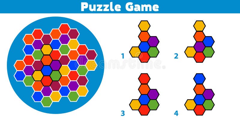 Puzzle Game. Complete the Pattern Education Logic Game for Preschool ...