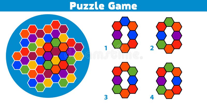 Puzzle Game. Complete the Pattern Education Logic Game for Preschool ...
