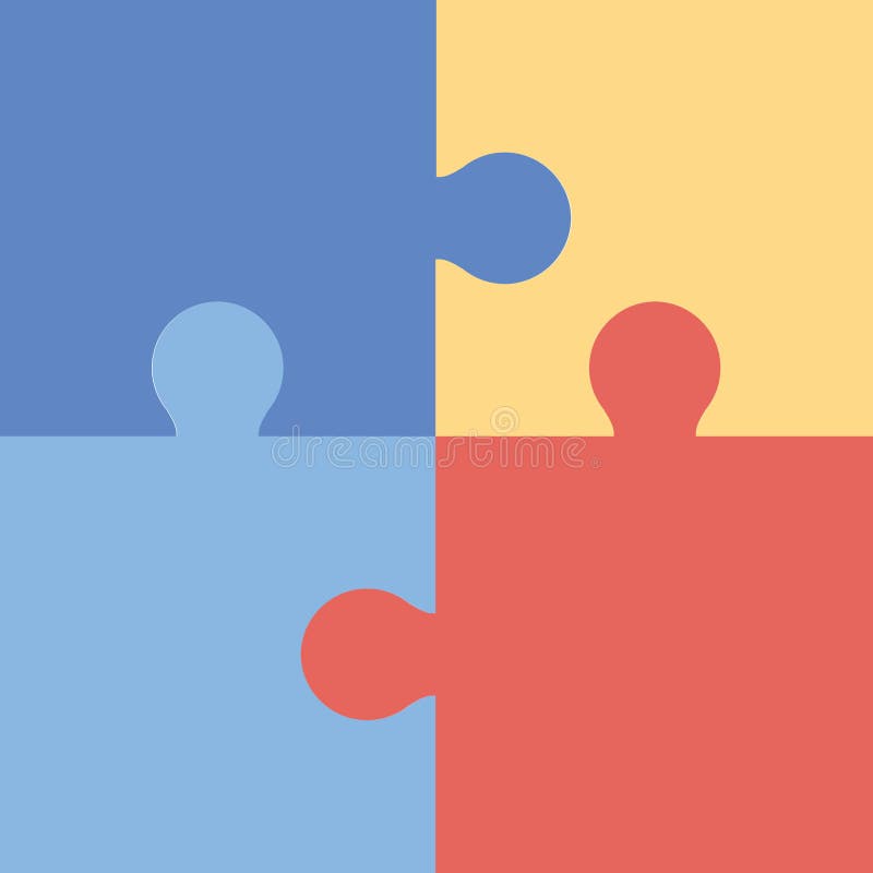 Puzzle Game Design Vector Illustration Stock Vector - Illustration of ...