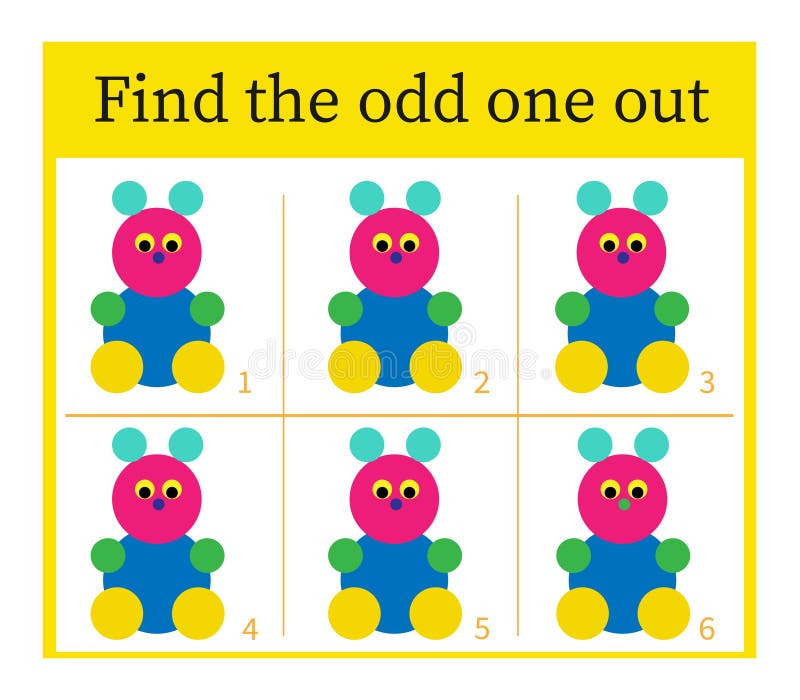 Puzzle Game for Kids. Task for Development of Attention and Logic Stock ...