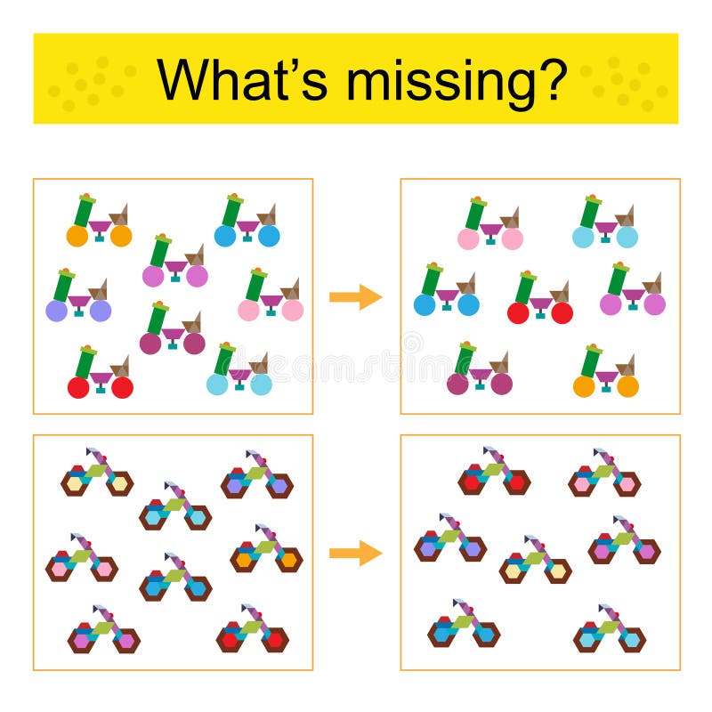 Puzzle Game for Kids. Task for the Development of Attention and Logic ...