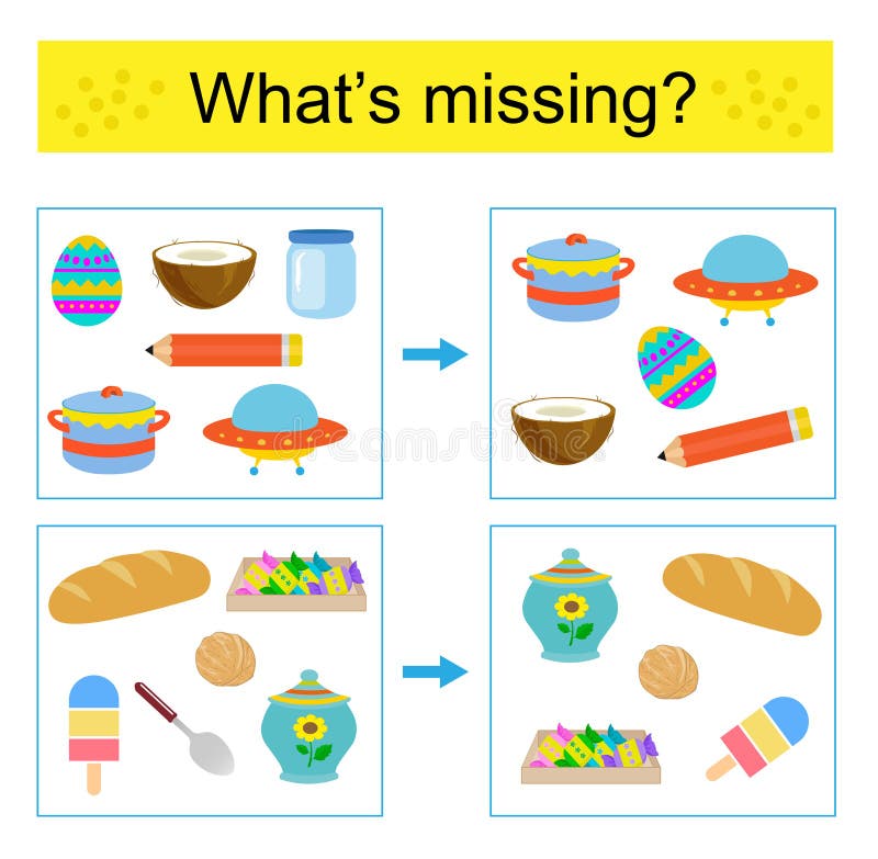 Puzzle Game for Kids. Task for the Development of Attention and Logic ...