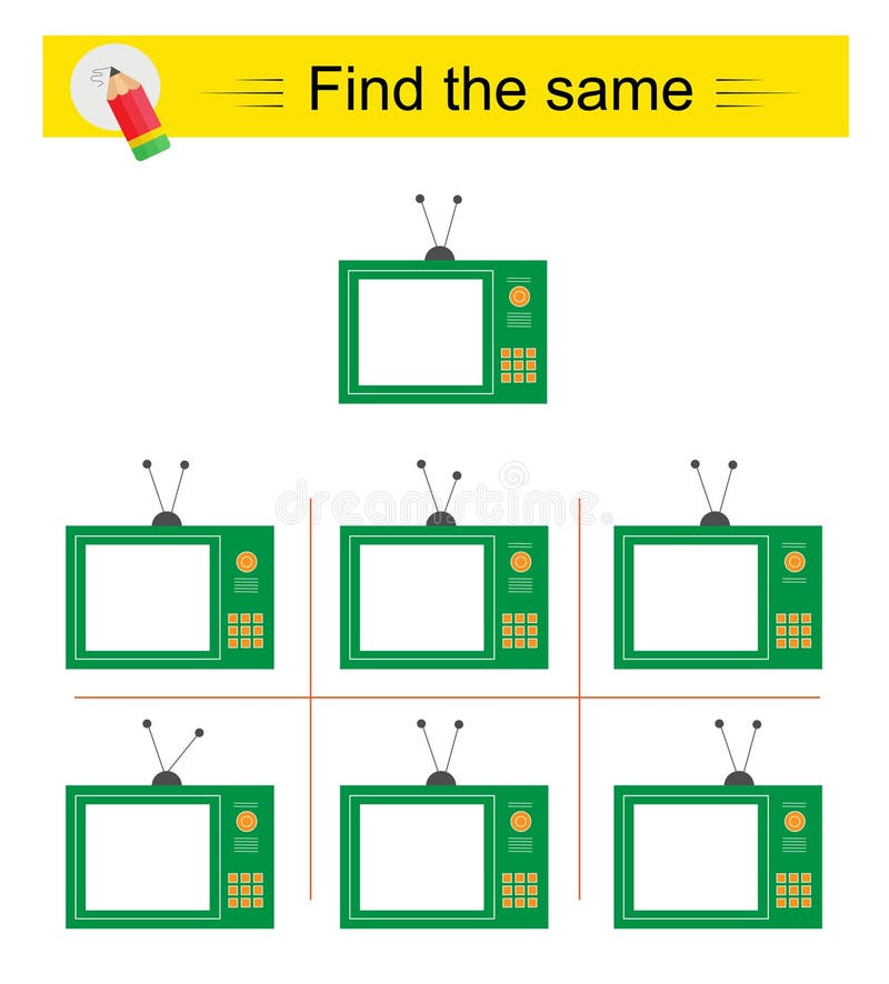 Puzzle Game for Kids. Task for Development of Attention and Logic Stock ...
