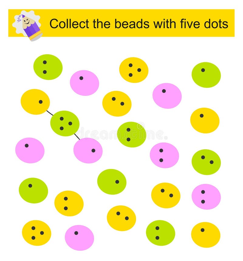 Fun Puzzle Game for Children. Find Two Identical Patterns. Task for ...