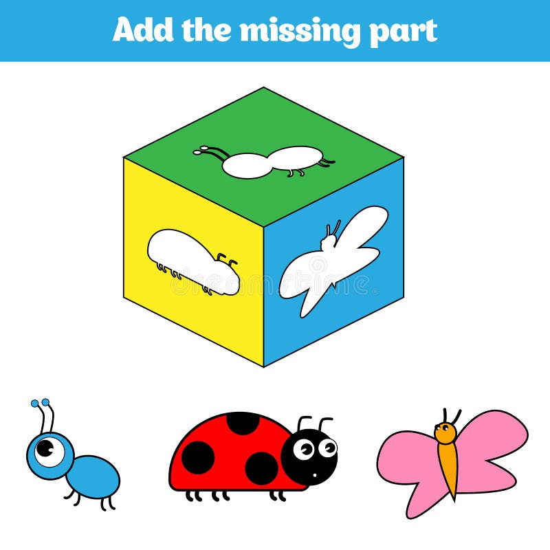 Puzzle Game. Visual Educational Game for Children. Task: Find the ...