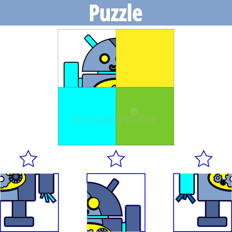 Puzzle Game. Visual Educational Game for Children. Worksheet for ...
