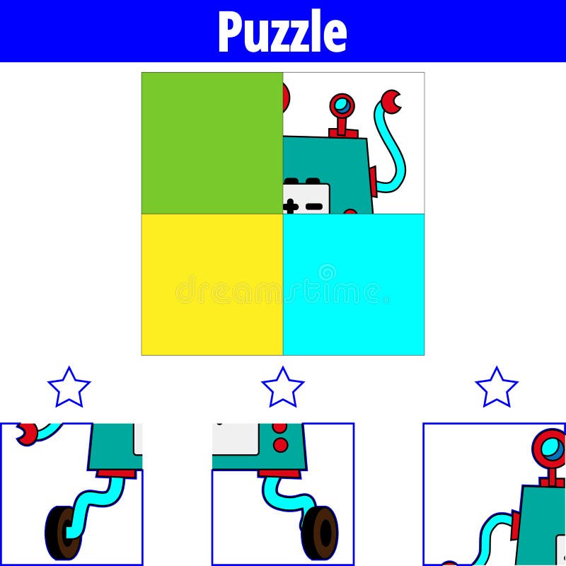 Puzzle Game. Visual Educational Game for Children. Worksheet for ...