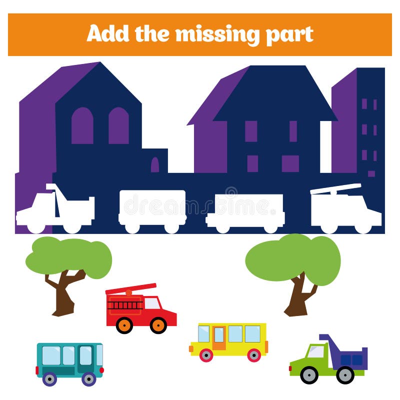 Puzzle Game. Visual Educational Game for Children. Task: Find the ...