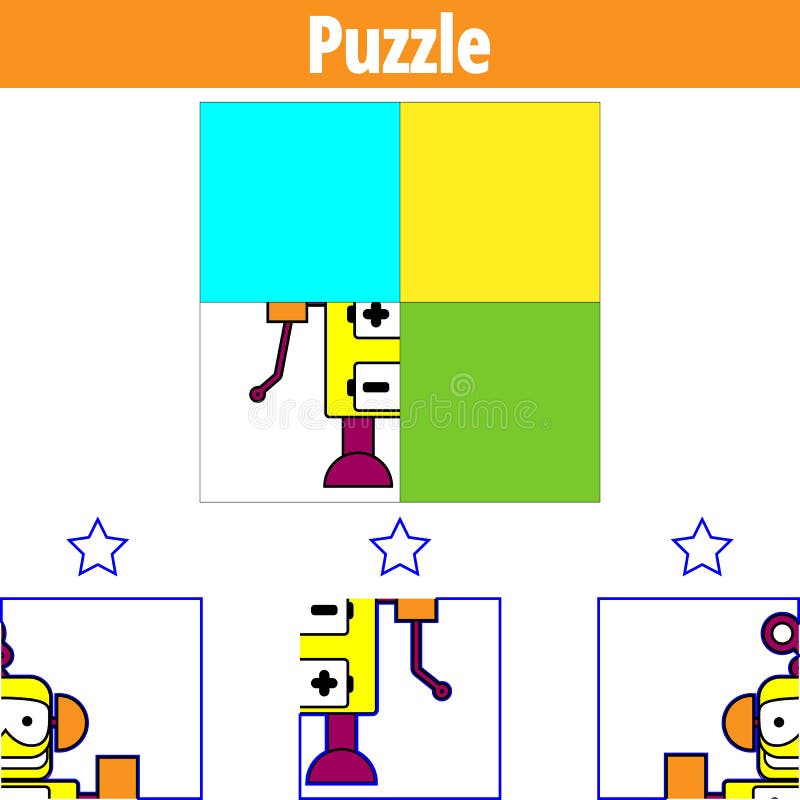 Puzzle Game. Visual Educational Game for Children. Worksheet for ...