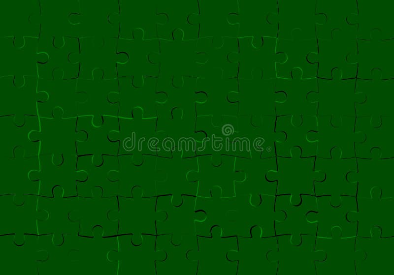 Puzzle green background. stock illustration. Illustration of concept ...