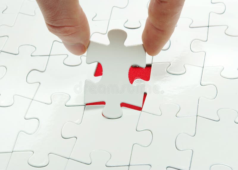 Puzzle In Hand Picture. Image: 8230849