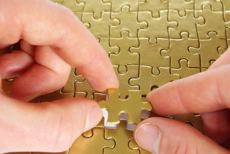 Puzzle In Hands Picture. Image: 6629251