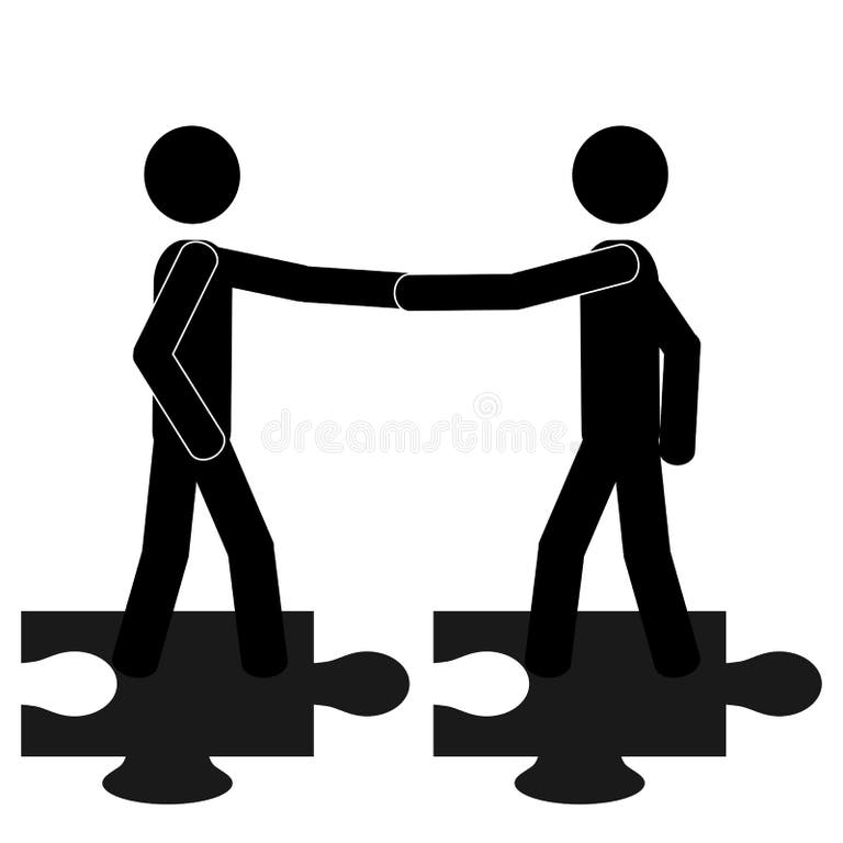 Stick Man Stick Figure Jigsaw Puzzle Stock Illustrations – 103 Stick ...