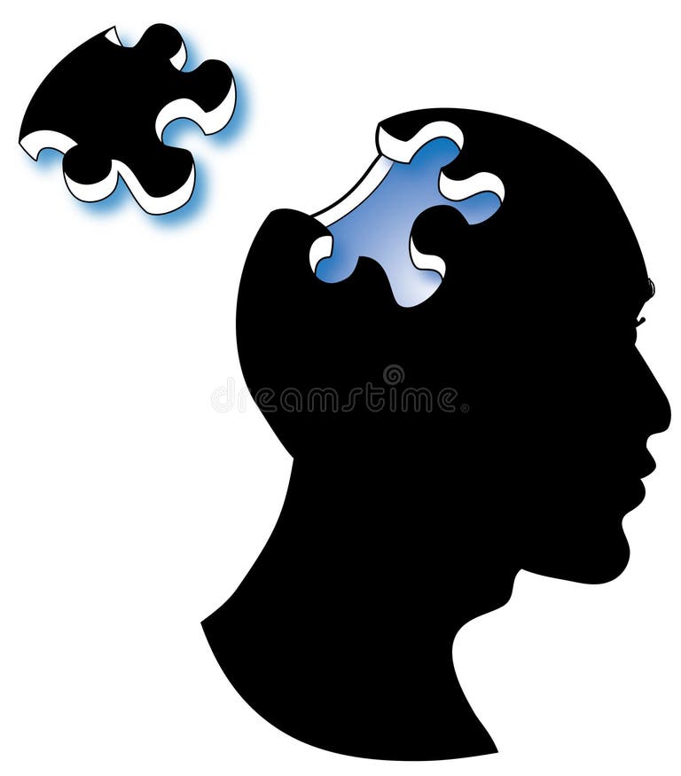 Line Drawing Head Puzzle Stock Illustrations – 461 Line Drawing Head ...