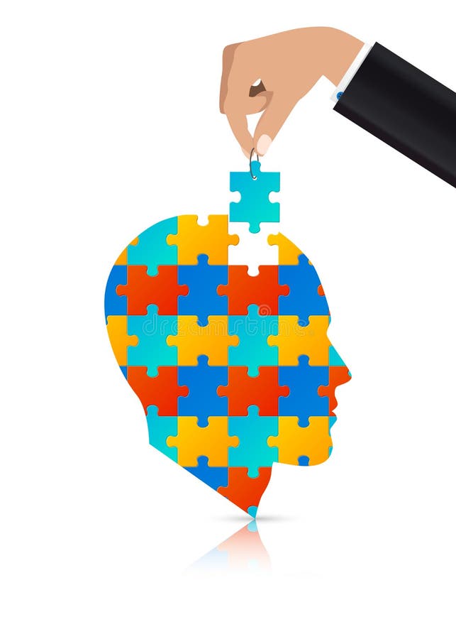 Last Piece stock illustration. Illustration of blue, final - 407404