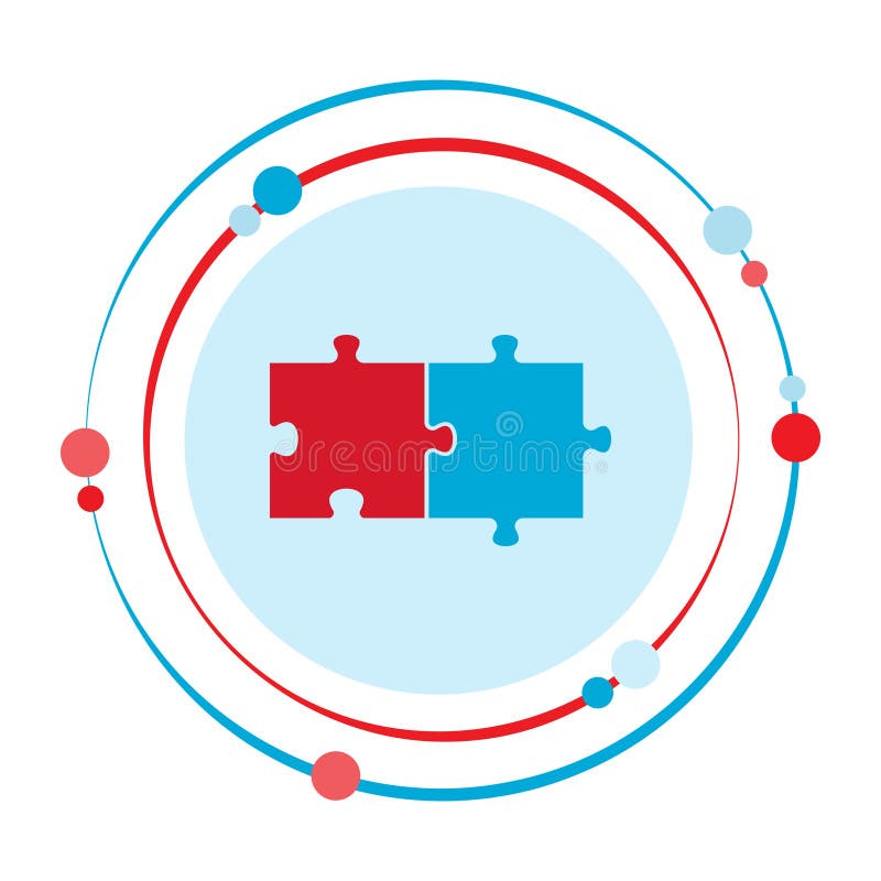 Puzzle Pieces Teamwork Vector Illustration Graphic Icon Symbol Stock ...