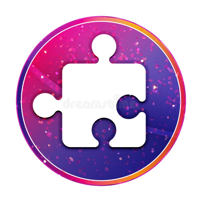 Puzzle Icon Elegant Green Round Button Vector Illustration Stock Vector ...