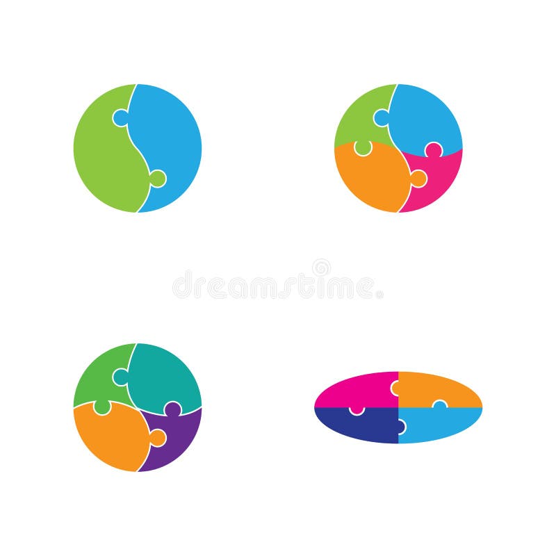 Puzzle Icon Logo Vector Icon Template Stock Vector - Illustration of ...