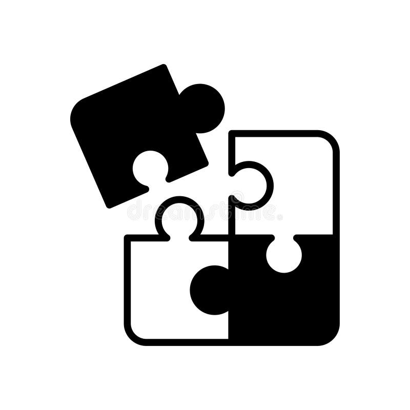 Puzzle Icon Vector Design Template Basic RGB Stock Illustration ...