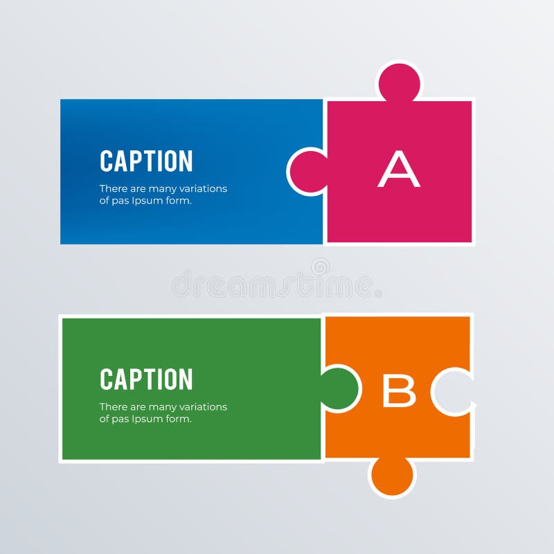 Puzzle Infographic Template Design. Business Concept Infograph with 3 ...