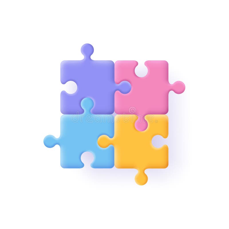 Puzzle, Jigsaw, Incomplete Data Concept. Puzzle Pieces Icon Stock ...