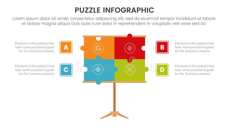 Jigsaw Infographic Vectors, Cycle Diagram, Puzzle Jigsaw Graph Vector ...