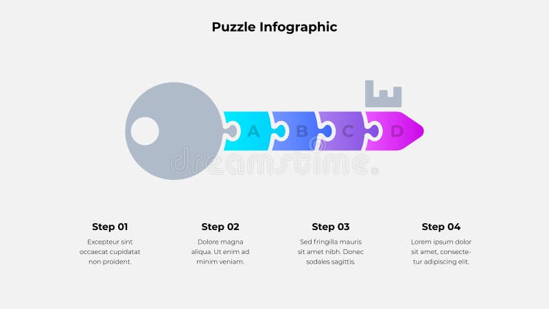 Step Puzzle Process Diagram Stock Illustrations – 2,781 Step Puzzle ...