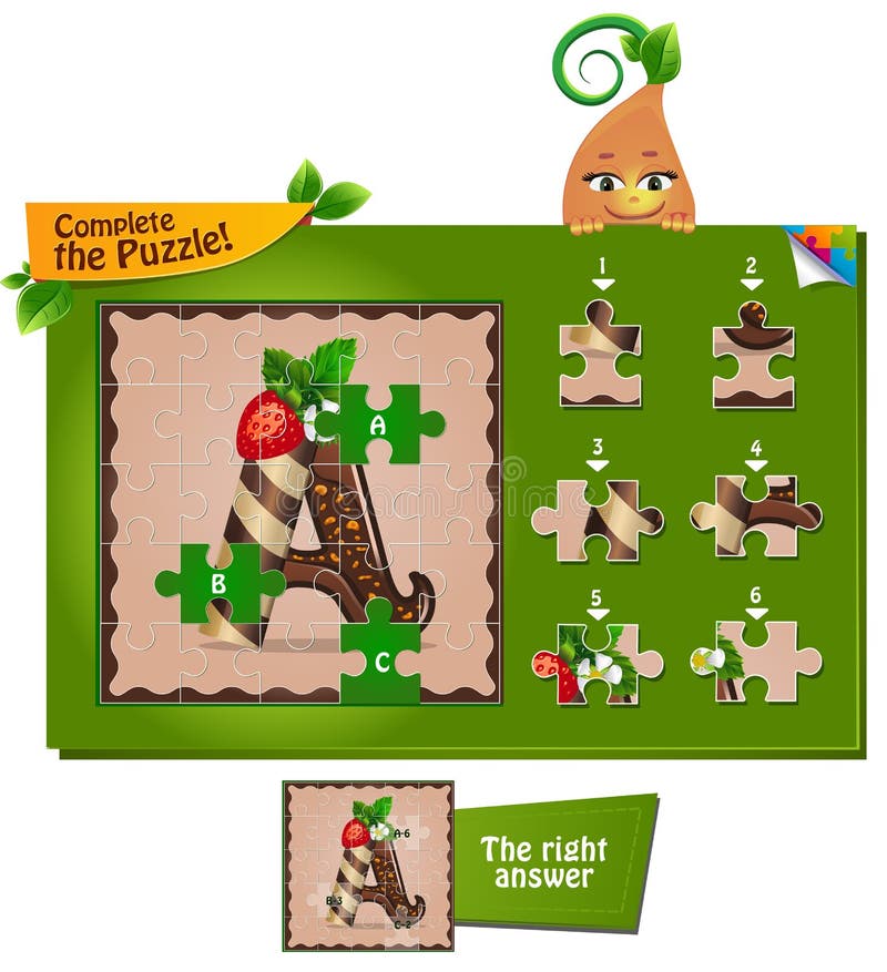 Puzzle Letters of the Alphabet a Stock Illustration - Illustration of ...