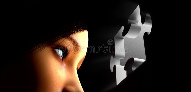 Puzzle of life stock illustration. Illustration of hole - 146708271