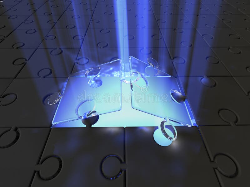 Digits and Data Transfer on the Planet, Earth Globe Puzzle Stock ...