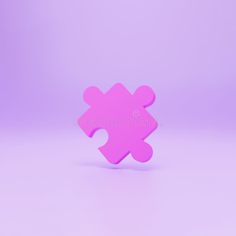 Puzzle Logic and Problem Solving Symbol 3d Rendering 3d Icon 3d ...