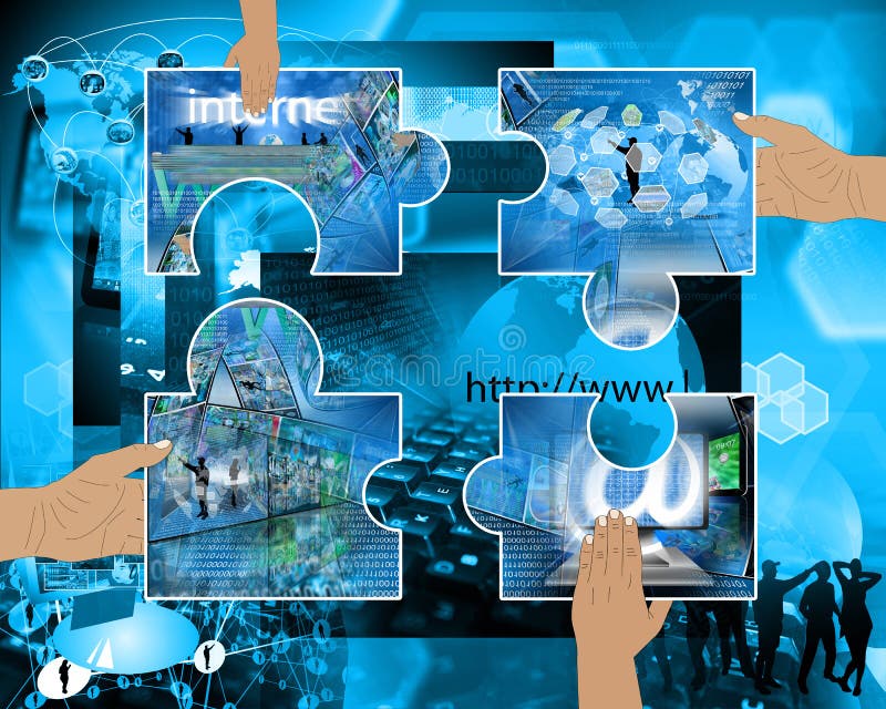 Puzzle stock photo. Image of creativity, closeup, hand - 48609898