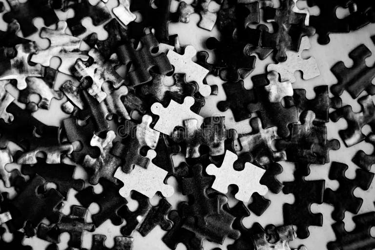 A Puzzle Mess stock photo. Image of leisure, children - 90305110