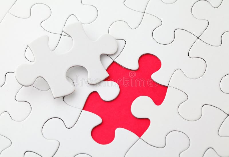 Missing jigsaw piece stock photo. Image of white, challenge - 3156370