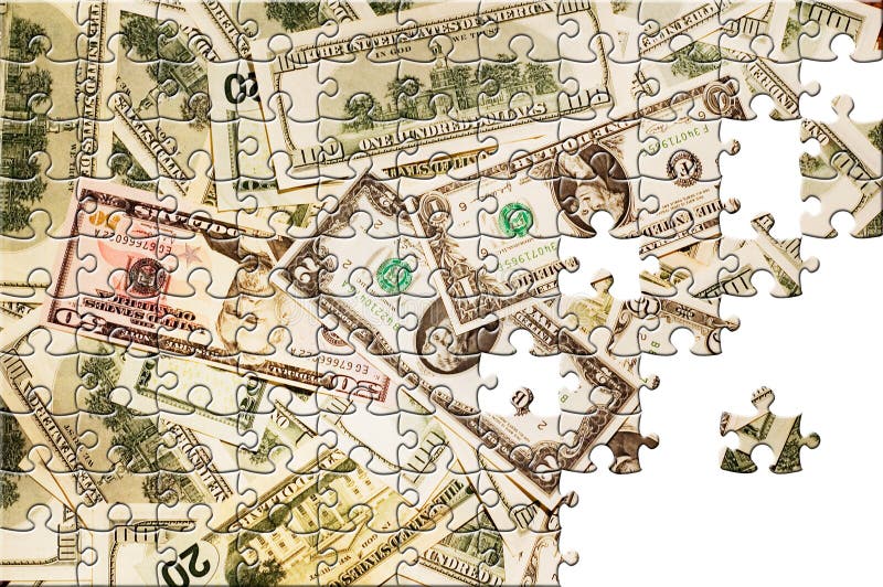 Puzzle with missing pieces stock illustration. Illustration of jigsaw ...