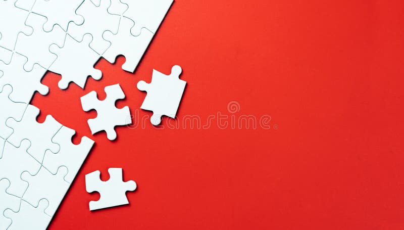 Puzzle with missing pieces stock image. Image of puzzle - 265476645
