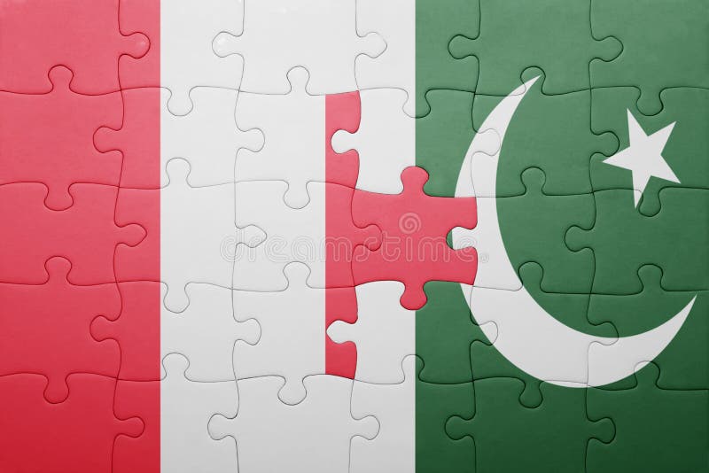 Puzzle with the National Flag of Pakistan and Peru Stock Image - Image ...