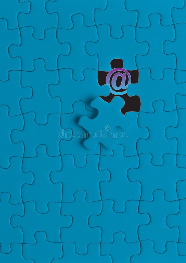 Puzzle net stock illustration. Illustration of solution - 2490594