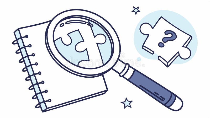 Puzzle Notebook with Magnifier, Problem-solving and Notes Analysis ...