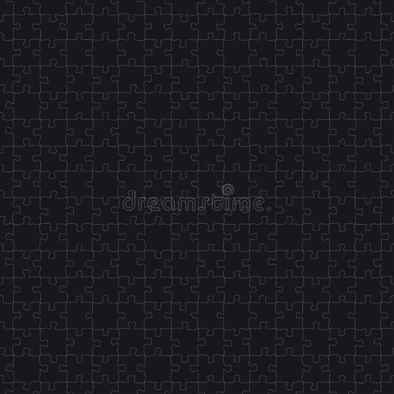 Puzzle Pattern Background - Endless Stock Vector - Illustration of ...