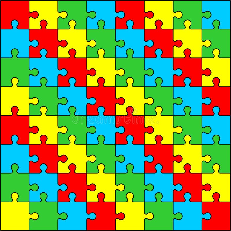 Puzzle pattern design stock vector. Illustration of kids - 161403279