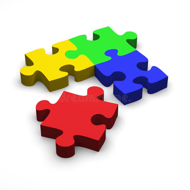 Puzzle peaces stock illustration. Illustration of pieces - 44946283