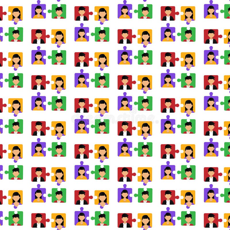 Puzzle People Stock Illustrations – 39,658 Puzzle People Stock ...