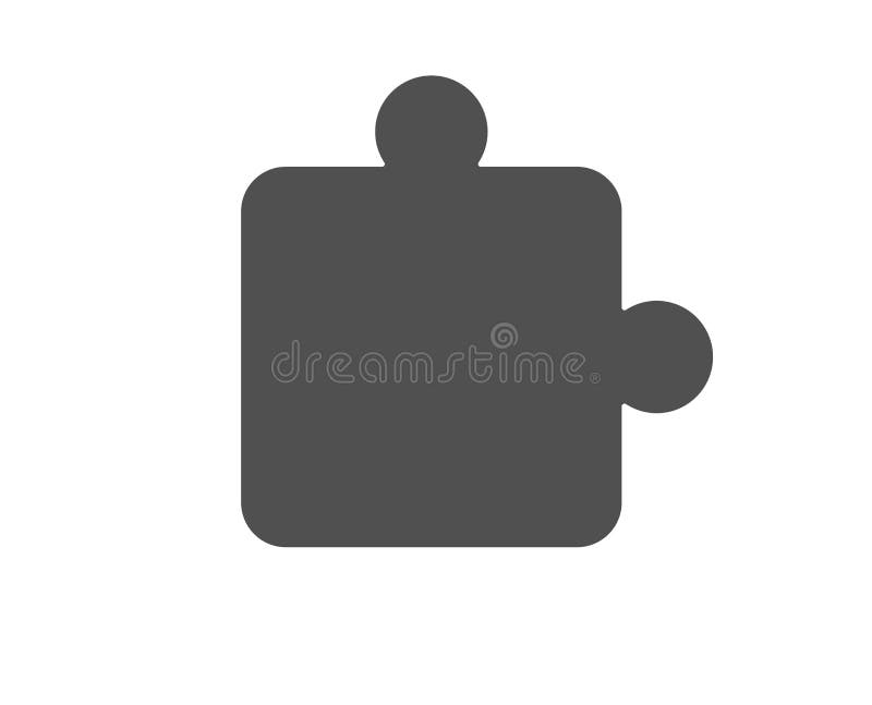 Puzzle Piece Icon. Jigsaw Game Shape Sign. Vector Stock Vector ...