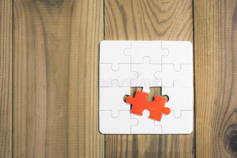 A Puzzle Piece is Missing from a Puzzle Stock Photo - Image of idea ...
