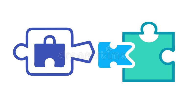Puzzle Piece with Padlock, Symbolizing Secure Access and Solutions ...