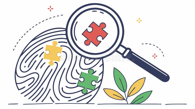 Puzzle Piece with Plant Leaves, Organic Solutions and Natural Approach ...