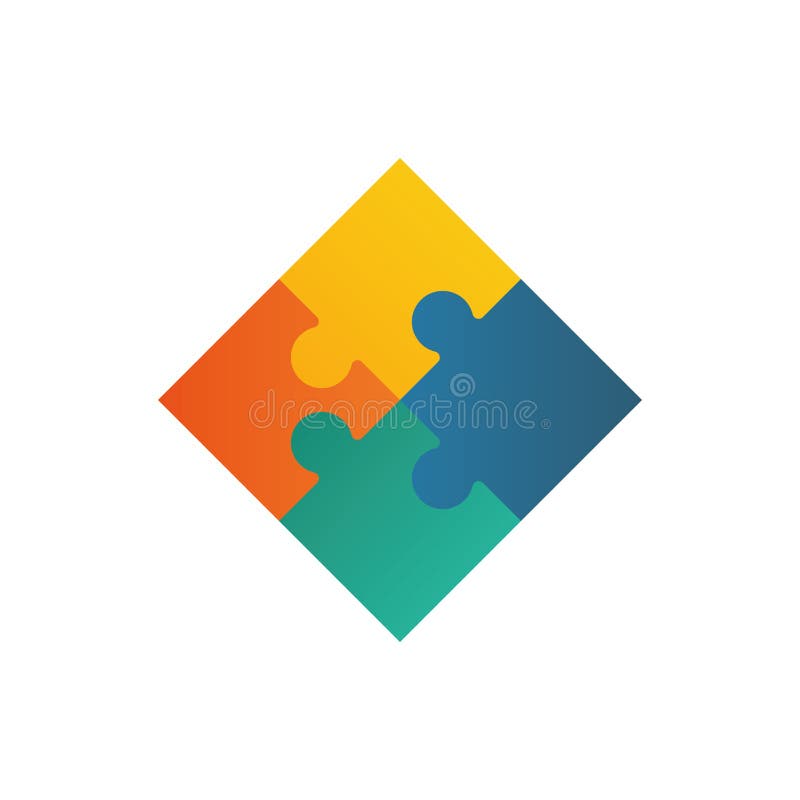 Puzzle piece symbol stock illustration. Illustration of game - 85128261