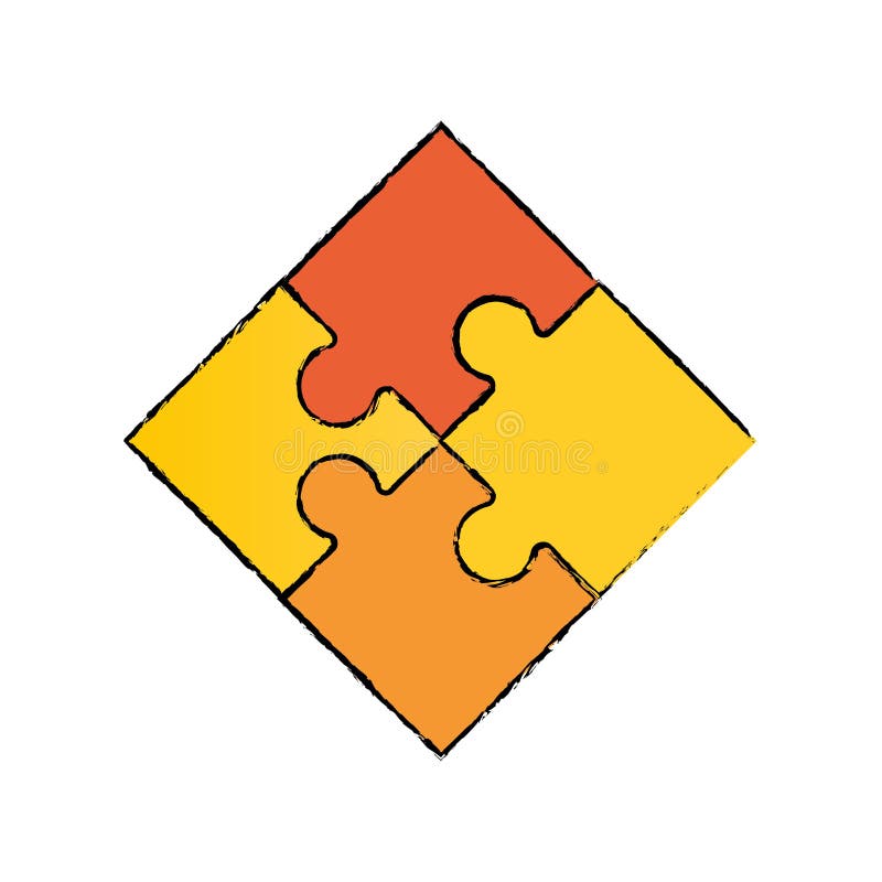 Puzzle piece symbol stock illustration. Illustration of symbol - 85154735